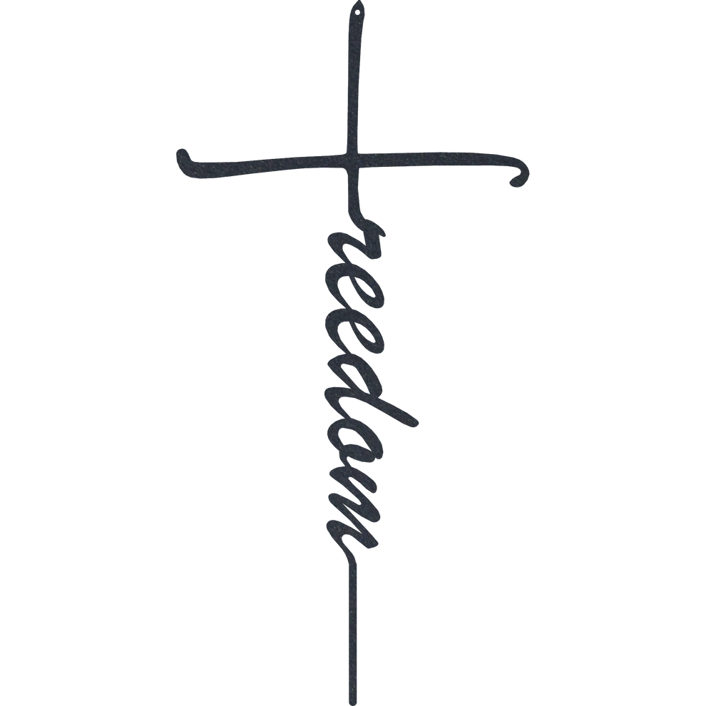 Freedom Cross - Metal Wall Art - Badger Steel USA – Badger Steel USA ...